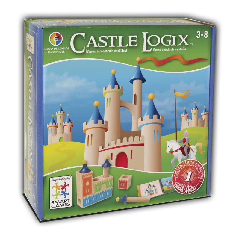 Castle Logix de Smart Games - Juego de lógica de madera